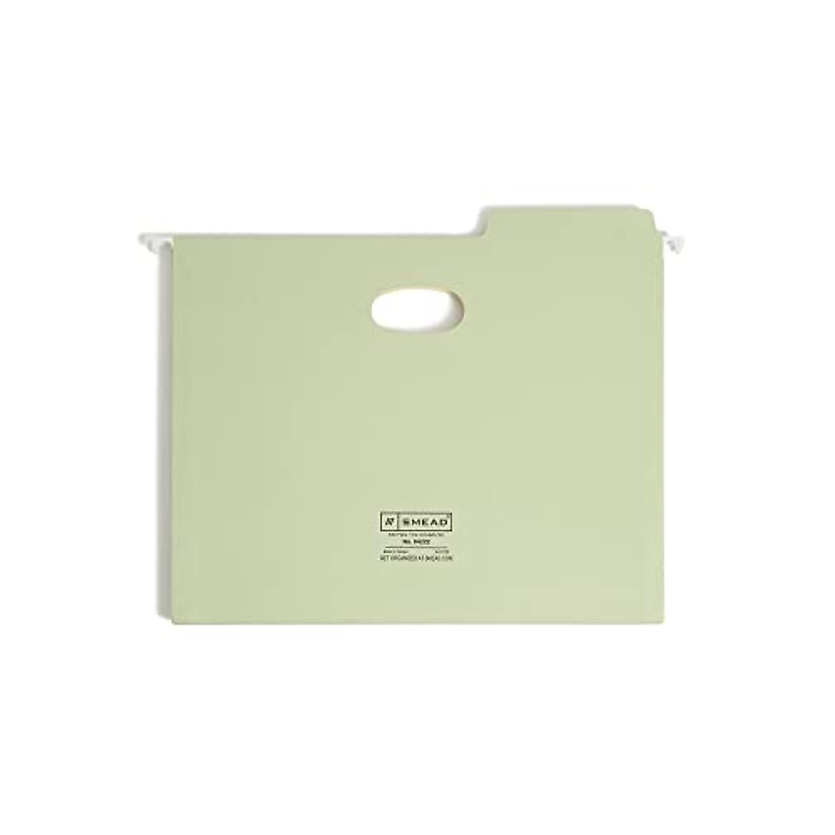 Smead FasTab Hanging Pocket with Full-Height Gusset, 3-1/2" Expansion, 1/3-Cut Built-in Tab, Letter Size, Moss, 9 per Box (64222)