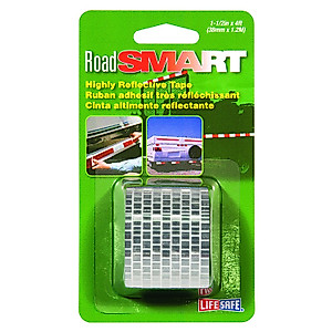 Incom RE802 1-1/2" X 4' Silver Highly Reflective Tape