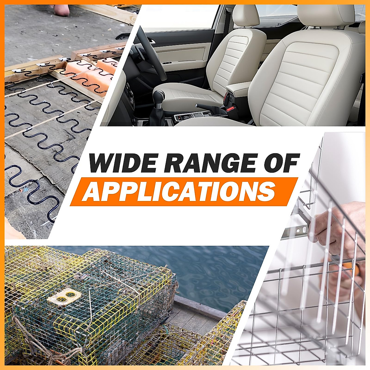 Kamsin M66S Pneumatic Lighter Clinching Clipper Air Power Clinching Gun Hartco Clipper Industrial Clip Tool Vertex Fastening Clipper Gun for Spring Mattress, Car Seat