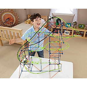 K'Nex 51438 TYPHOON FRENZY ROLLER COASTER BUILDING SET Building Kit , Gray