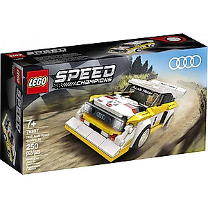 LEGO Speed Champions 1985 Audi Sport Quattro S1 76897 Toy Cars for Kids Building Kit Featuring Driver Minifigure (250 Pieces)