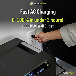 Goal Zero Yeti PRO 4000 Portable Power Station, 4000 Watt Hour LiFePO4 Battery, Expandable Solar Generator Home Backup System, 3600 W Out, (6th Gen) (Newest Version)