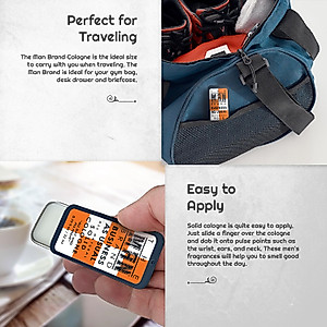 The Man Brand Business As Usual Solid Cologne Balm for men - Natural Men's Cologne - Redefined men's fragrance Wax Cologne, Travel Size Cologne for men - (3/4 oz (Pack of 1), Business As Usual)