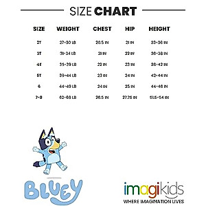 Bluey Toddler Boys Fleece Cosplay Pullover Hoodie 5T