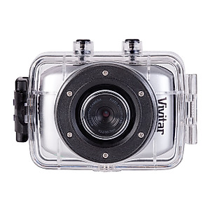 Vivitar DVR785HD-BLU 5MP Pro Waterproof Action Camcorder with Case and Mounts Video Camera with 2-Inch LCD Screen (Color May Vary)