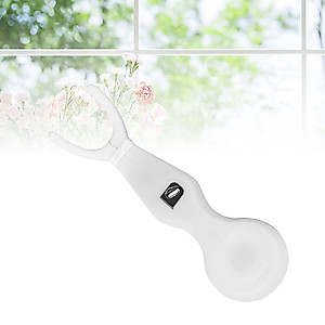 SUPVOX 3 Pcs Dental Floss Handle Reusable Dental Flosser Dental Wire Rack (White+ Pink + Blue)