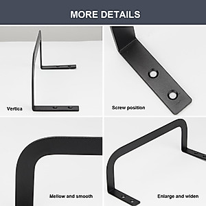 FMTYAOIU 4PCS Mattress Slide Stoppers, Mattress Retainer Bar for Adjustable Beds, Metal Mattress Stabilizers for Wooden Bed Frame, Sturdy Mattress Holder in Place to Keep Mattress from Sliding