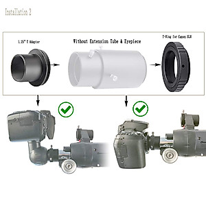 Starboosa Variable Extension Telescope Camera Adapter - for Canon SLR Cameras Connected to Telescopes - for Prime- Focus Or Eyepiece-Projection Photography