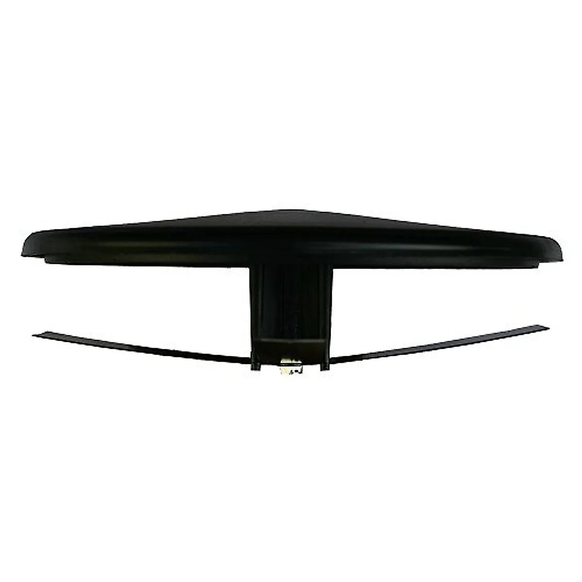 Deltech Manufacturing 6-1/2" Round Light Pole Top Cap- Black Plastic