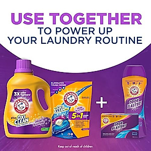 Arm & Hammer Plus OxiClean Odor Blasters Fresh Botanical, 77 Loads Liquid Laundry Detergent, 100.5 Fl oz