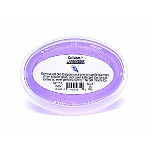 3 Pack Lavender Aroma Gel Melts for Warmers and Burners by The Gel Candle Company Peel, MELT and Enjoy