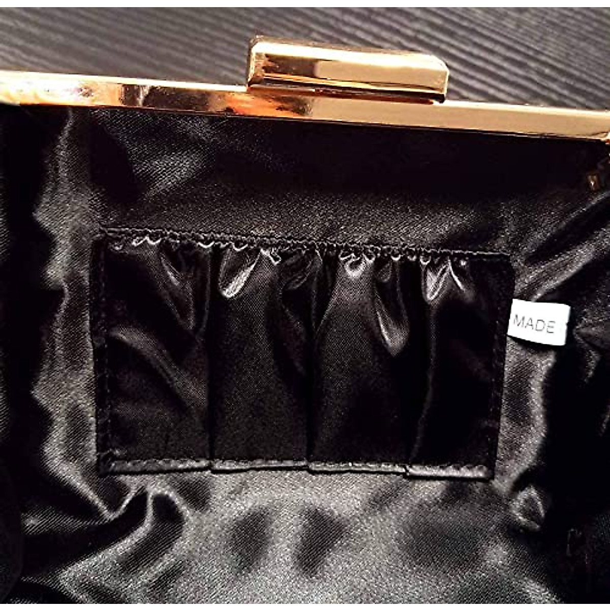 Selighting Glitter Clutch Evening Bags for Women Formal Bridal Wedding Clutches Purses Prom Cocktail Party Handbags Black White