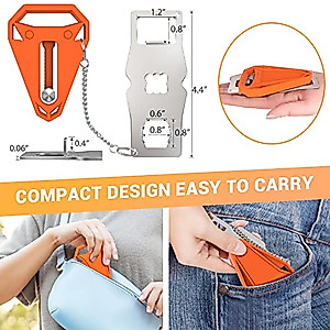 Portable Door Lock for Travel Hotels: Extra Safety Hotel Door Locks for Travelers, Apartment Home Security Bedroom Hotel Room Locks from Inside Device