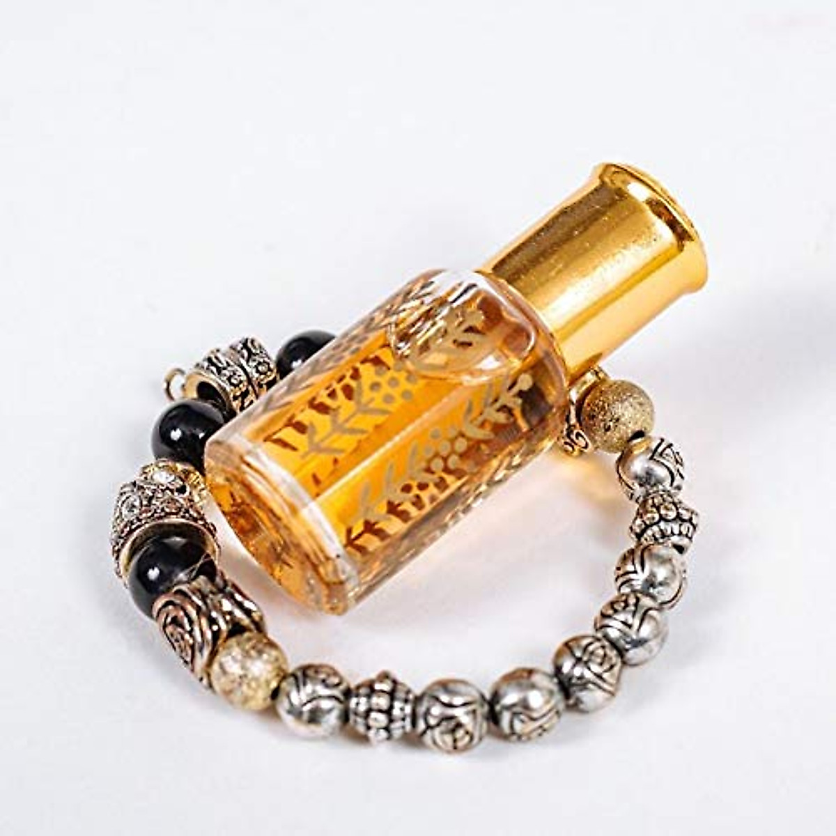 A WHIFF OF FIVE 12mL | Artisanal Hand Crafted Perfume Oil Fragrance for Women | Traditional Attar Style Cologne | by Perfumer Swiss Arabian | Great Gift/Party Favors | Pocket Size Body Oil