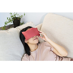 DreamTime Dreamtime Eye Pillow with Rose, Natural Herbal Mask for Relaxation, Create A Spa Experience at Home