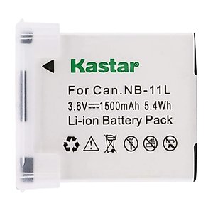 Kastar Replacement Battery for Canon NB-11L NB-11LH NB11L NB11LH CB-2LD CB-2LF and Canon A2300 A2400 is A2500 A2600 A3400 is A3500 is A4000 is A4050 is, SX400 is SX410 is SX420 is, ELPH 110 HS