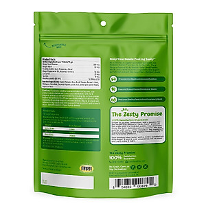 Zesty Paws OraStix for Dogs - Probiotic Sticks with Hemp Seed Curcumin Ginger Root Taurine - Supports Gut Function Flora Immune System Proprietary Healthy Teeth Gum Blend - 25oz