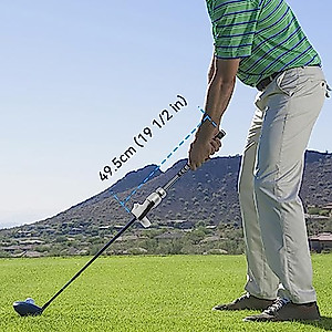 DGPCT VR Golf Club for Oculus Quest 2, Alluminum Golf Club Attachment Compatible with Oculus Meta Quest 2, with 1: 1 Sleeve, Counterweight and Realistic Rubber Grip