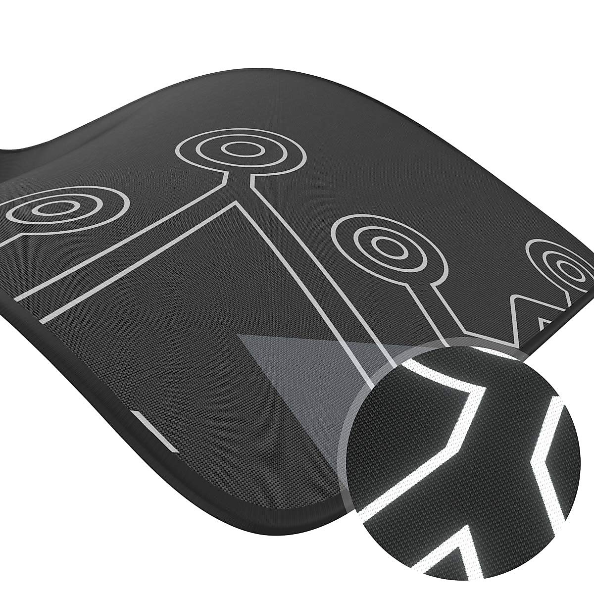 DIERYA Gaming Mouse Pad, Large Durable Suitable Size Mousepad, Non-Slip Rubber Base Computer Soft Keyboard Pad Mat(31.3X 11.9in)