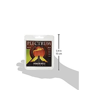 Thomastik-Infeld AC112 Acoustic Guitar Strings: Plectrum Series 6 String Set E, B, G, D, A, E, Natural