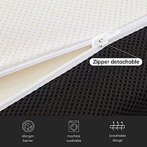VFD 5 Inch Twin Memory Foam Mattress - Medium Firm Feel - Gel Infusion - Memory Foam Infused - No Fiberglass - Breathable - CertiPur Certified