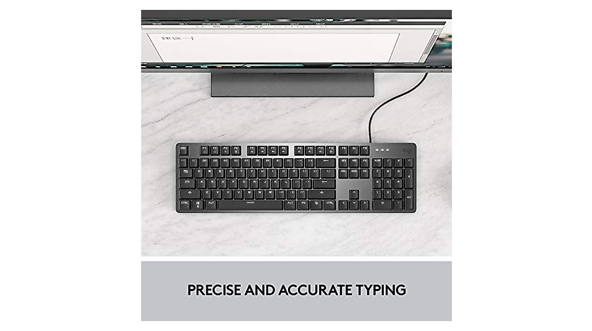 Logitech K845 Mechanical Illuminated Keyboard | Durable & Comfy