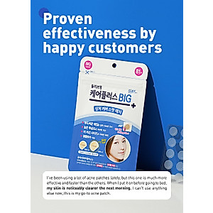OLIVE YOUNG Care Plus Spot Patch Big (81 Count) | Hydrocolloid Patch, Spot Stickers for Acne Pimple and Zits
