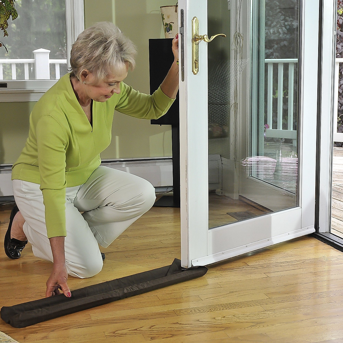 Original Twin Draft Guard Door Draft Stopper, Year Round Insulator, For Summer and Winter Use PATENTED & TRADEMARKED