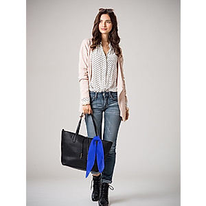 SATINIOR Chiffon Scarf Women Square Handkerchief Lightweight Satin Ribbon Scarf Retro Neck Scarf