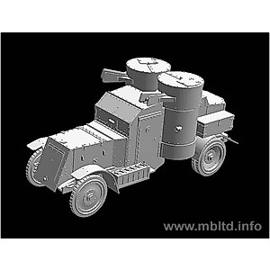 Master Box MB72008 1/72 British Austin Mk.4 Armored Car with Hotchkiss Machine Gun Plastic Model