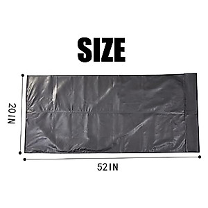 Imperius Dining Extra Thick Table Leaf Storage Bag,Table Protector for Dining Room Table,Soft Flannel Felt Backing, Water Resistant and Scratch Resistant Store Your Table Leaves Safely,52" L x 20" W