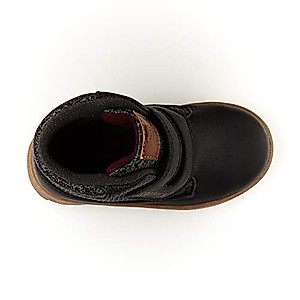 Carter's Boy's Kelso Fashion Boot, Black, 12 Little Kid