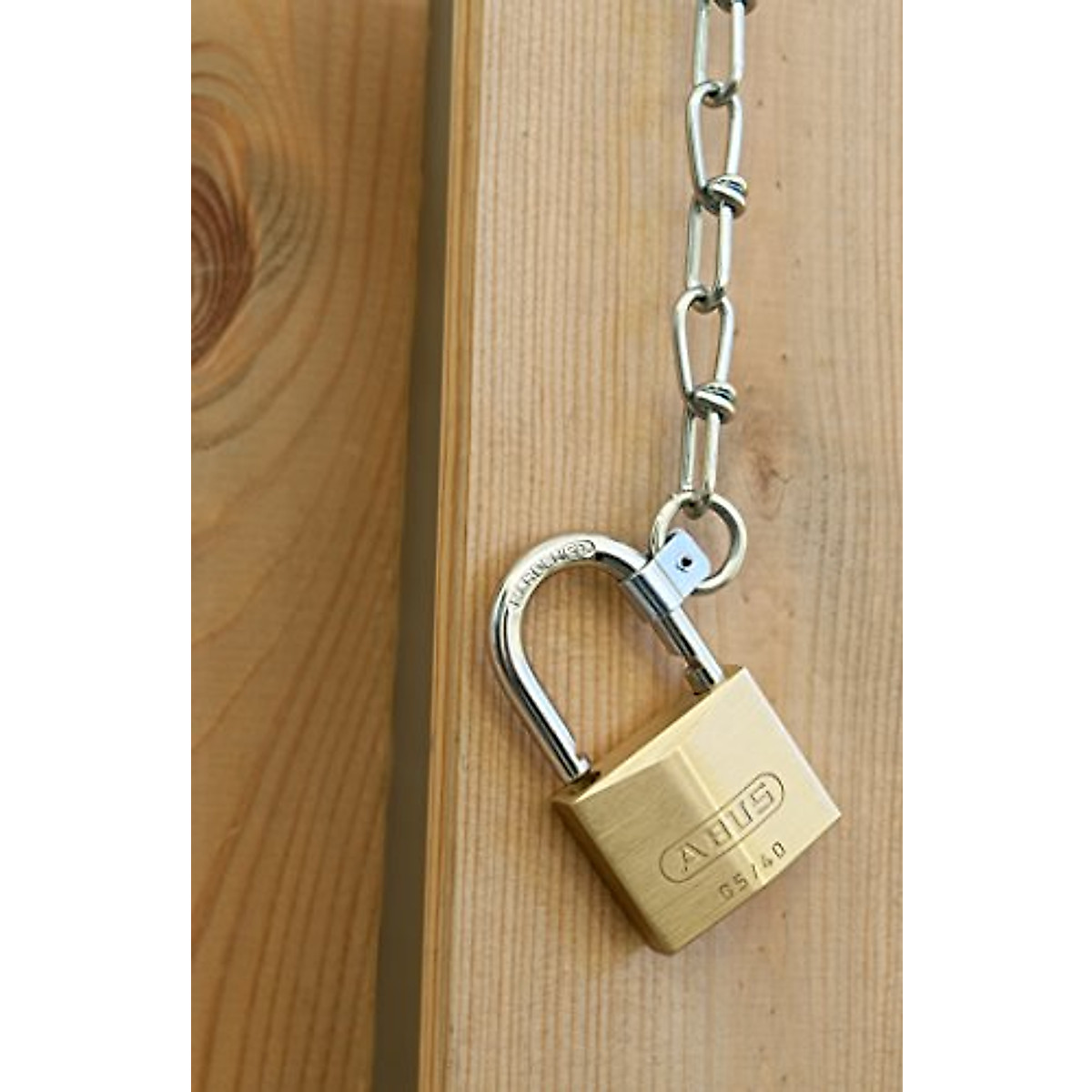 ABUS 65/20 Solid Brass Padlock Keyed Different - Hardened Steel Shackle