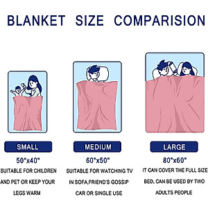 Animal Penguin Blanket Ultra Soft Cute Penguins Flannel Fleece Throw Blankets Lightweight Microfiber Fun Art Kids Adult Bedding for Gifts Travel 50"X40"