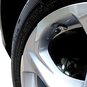 SAMIKIVA (30 Pack) Tire Stem Valve Caps, with O Rubber Ring, Universal Stem Covers for Cars, SUVs, Bike and Bicycle, Trucks, Motorcycles, Airtight Seal Heavy Duty (Black (30 Pack))