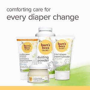 Diaper Rash Ointment, Burt's Bees 100% Natural Baby Skin Care, 3 Ounce (2 Pack)
