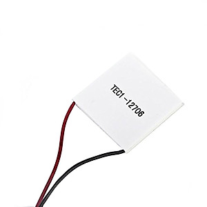 TEC1-12706 12V 60W 6A 40MMX40MM Heatsink Thermoelectric Cooler Cooling Peltier Plate Module 10pcs Compatible with Gaming Consoles/Devices