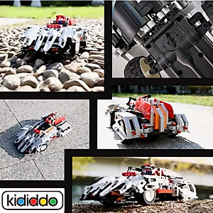 STEM Remote Control Car Building Toy Set for Kids 2 in 1 Snap Together Model Cars Kit to Build with 326 Pieces Cool Engineering Project Best Birthday Gifts for Boys Age 7-12 + Years Old