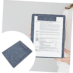 Operitacx 2pcs Folder Board Pencils File Folder Organizer Clipboard Paper Clipboard Pencil Sketch Hand Support Recording Board Exam Paper Clips Pencil Sketch Clipboard Blue Splint