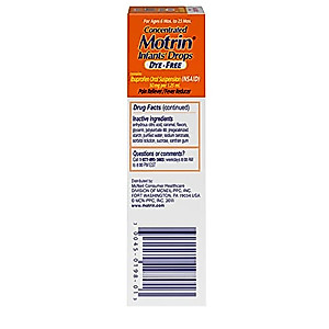 Motrin Infants Concentrated Liquid Medicine Drops with Ibuprofen, Berry, 1 fl. Oz