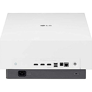 LG HU810PW 4K UHD CineBeam Smart Laser Projector with 300" Display Bundle with 120 inch Minolta 16:9 Indoor-Outdoor Screen