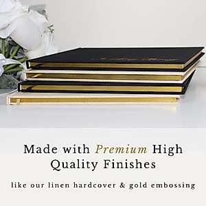 Funeral Guest Book - Elegant in Loving Memory Memorial Service Guest Book for Funeral with Matching Share A Memory Table Stand - 250 Guests Entries with Name & Address, Hardcover (Ivory)