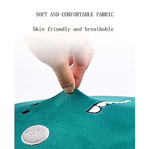 Jhorxa Cute cat Shaped Organic Latex Seat Cushion with Organic Cotton Cover, for Office Chair, Pad, Wheelchair,Carpet,Lower Back and Tailbone Relief (White)