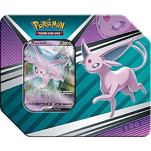 Pokemon Cards: 2022 Spring V Heroes Espeon V Tin