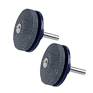 Lawn Mower Sharpener Garden Tool Sharpener, Lawn Mower Blade Sharpener Lawn Mower Sharpener for Power Drill Hand Drill (50MM, 3pcs)