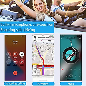 Bluetooth Transmitter Receiver, Wireless aux Bluetooth Adapter for TV/PC, Low Latency 4-in-1 Wireless Bluetooth 5.0 Audio AUX Adapter with Display Screen for Car/Home Stereo System, TV, PC