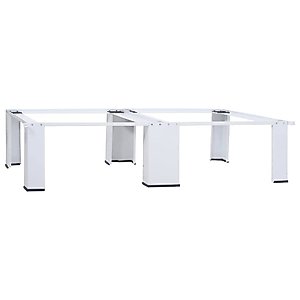 HIGSOSE 54.5"x27.2"x12.8" Washing Machine Pedestal with Pull-Out Shelf White Washer And Dryer Pedestals Laundry Pedestal Washer Pedestal for Utility Room Home All Standard Washing Machines Furniture