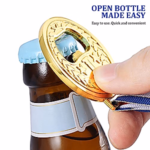 Cabilock 2PCS Olympic NO. 1 Bottle Opener Gold Medal Beer Opener Creative Jar Opener Beer Lid Remover Wine Beer Accessories
