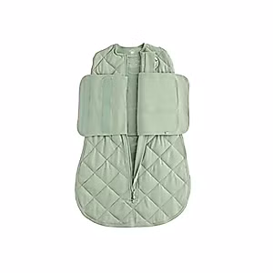 Dreamland Baby Sleep Swaddle | Baby: 0-6 Months | Gently Weighted Sleep Swaddles | 100% Natural Cotton | 2-Way Zipper | Machine Washable | Newborn/Infant Swaddle Transition | Swaddle Sleeping Bag