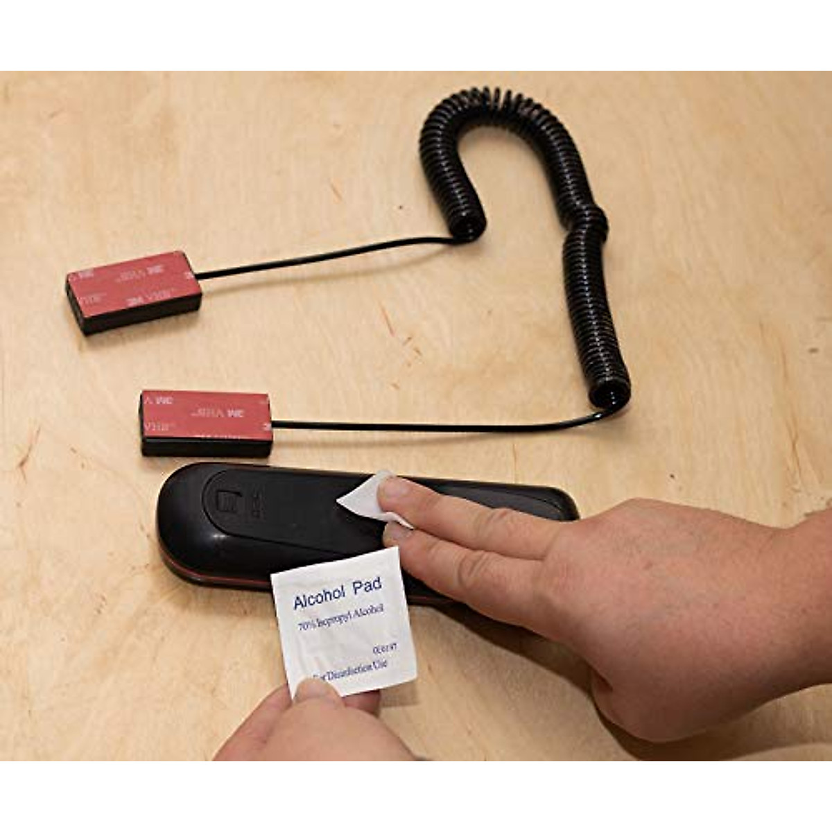 Remote Control Security Lock Leash Tether Anti-Theft for TV, DVD, Game Console, Blu-Ray